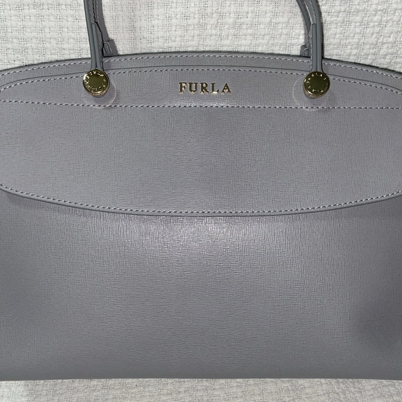 Furla | Bags | Nwot Furla Gray Saffiano Leather Stella Tote | Poshmark